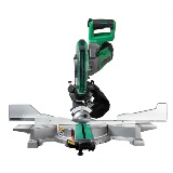 10 Inch Sliding Dual Compound Miter Saw with Laser Metabo HPT C10FSHCT