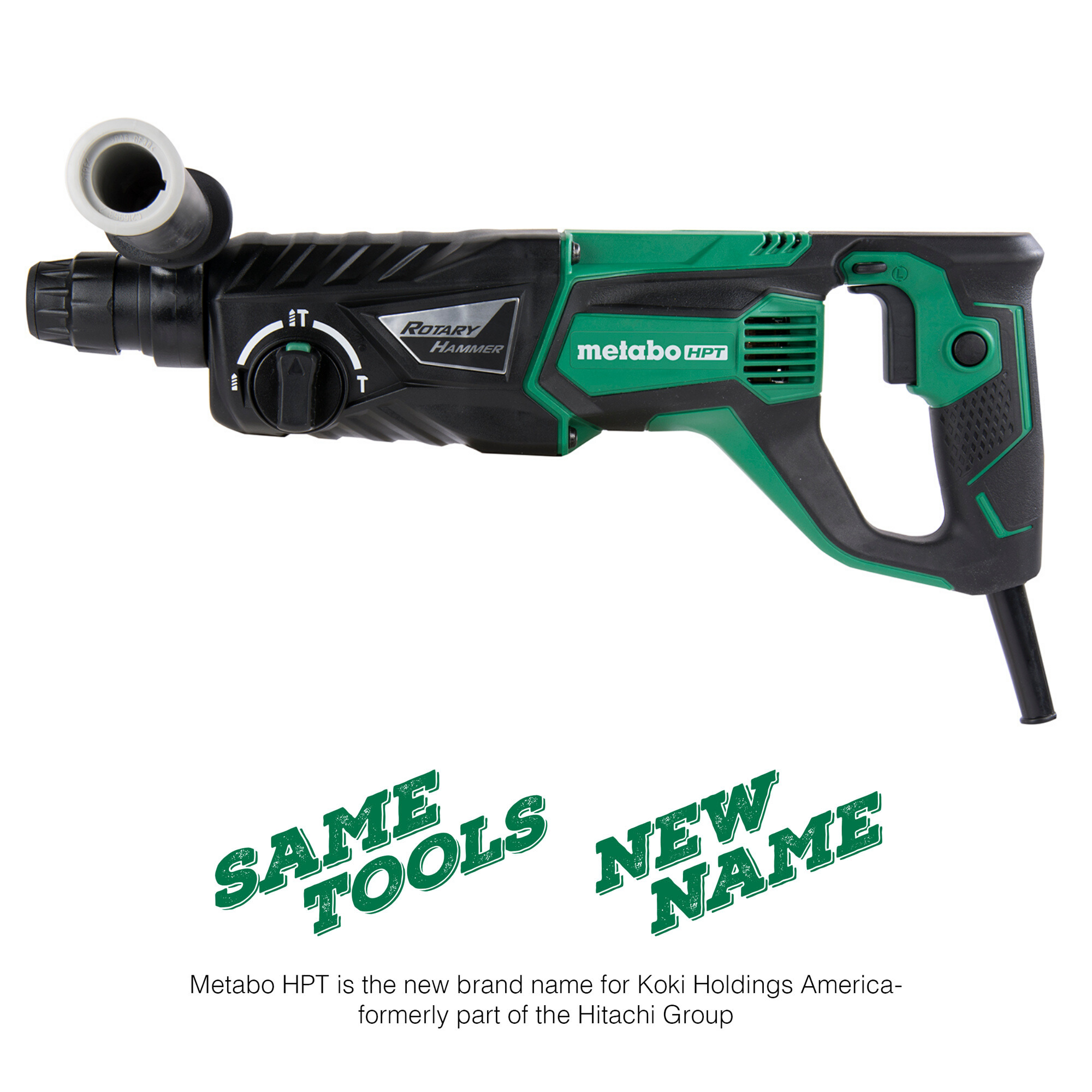 1 Inch 3-Mode D-Handle SDS Plus Rotary Hammer | Metabo HPT DH26PF