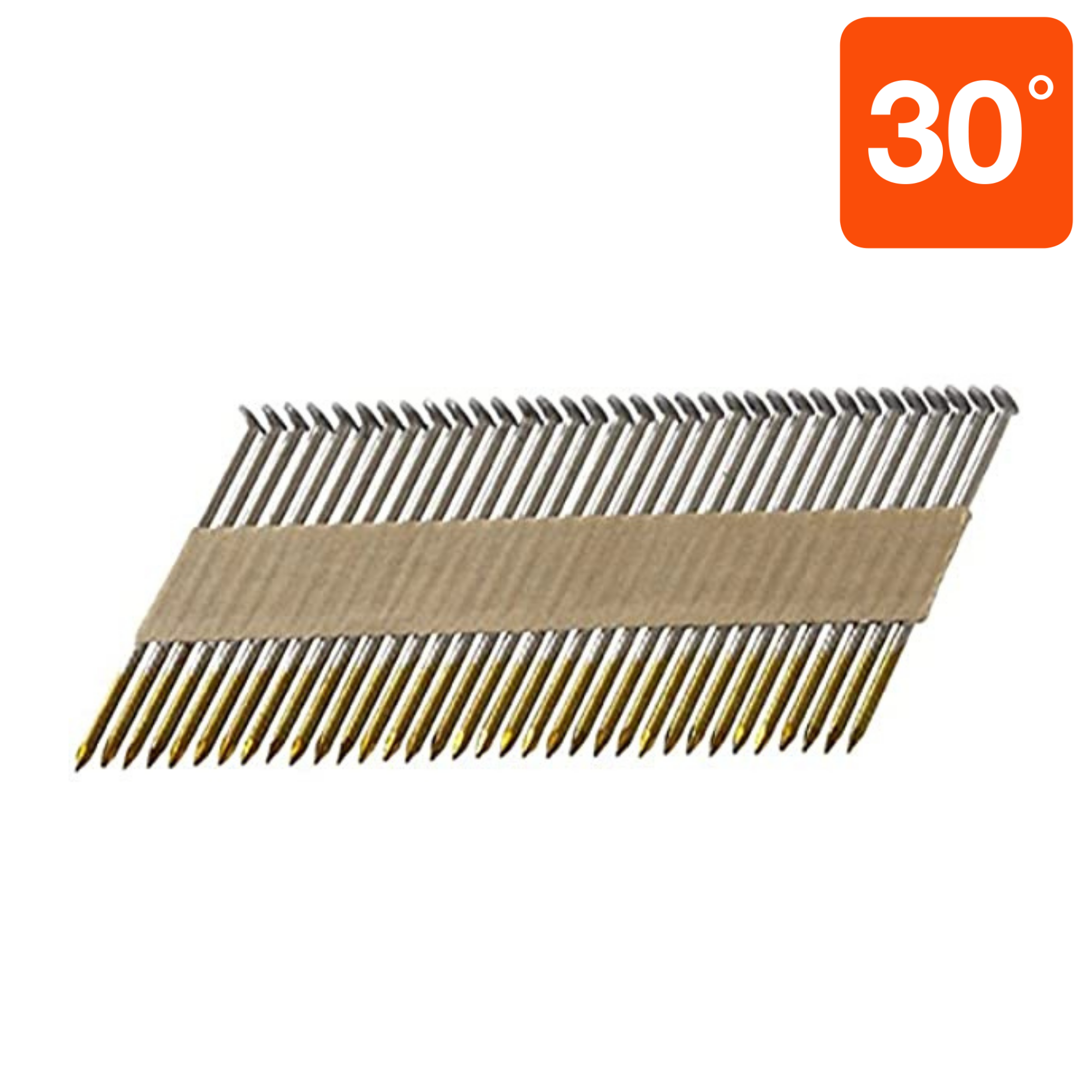 2-3/8" x .113" Smooth Shank Offset Round Head Bright Basic Plastic ...