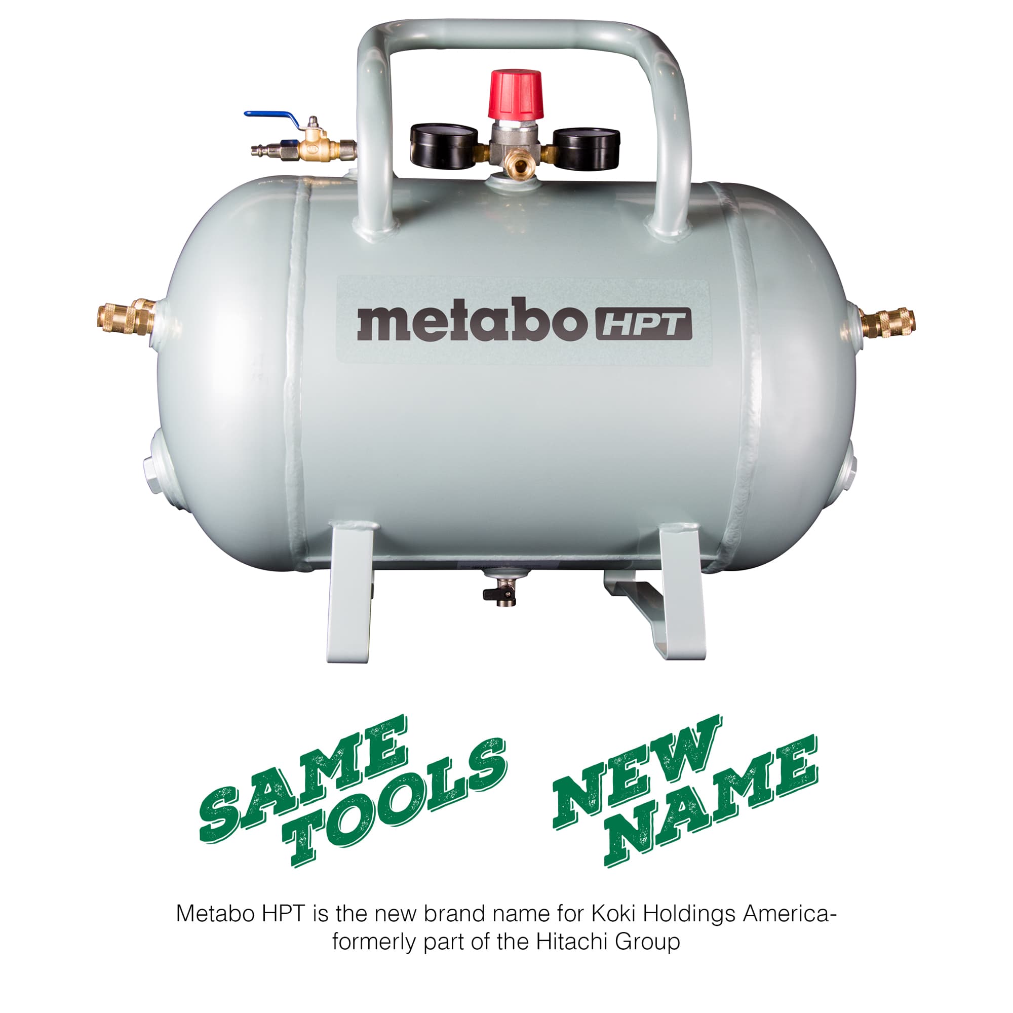 10 Gallon ASME Certified Reserve Air Tank | Metabo HPT UA3810AB